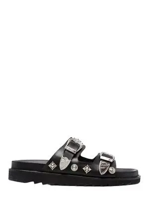 TOGA VIRILIS Pulla Sandals - Black