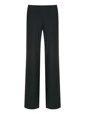 AMIR SLAMA Wide-leg Trousers - Black
