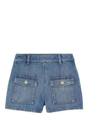Valentino Garavani Denim Shorts - Blue