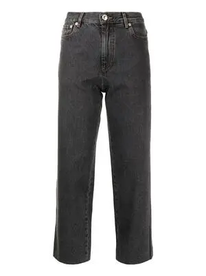 A.p.c. High-rise Cropped Jeans - Grey