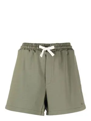 Philosophy Di Lorenzo Serafini Cotton Drawstring Shorts - Green