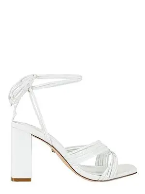 Raye Gian Heel Sandals - White