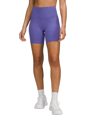 Lululemon Wunder Train High-Rise Short 6" Charged Indigo
