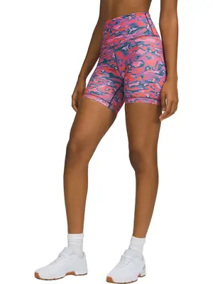 Lululemon Wunder Train High-Rise Short 6" Chroma Clash Multi