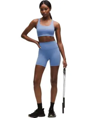 Lululemon Wunder Train High-rise Short 6 - Prep Blue