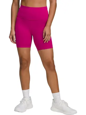 Lululemon Wunder Train High-Rise Short 6" Ripened Raspberry