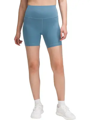 Lululemon Wunder Train High-Rise Short 6" Utility Blue