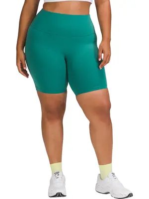 Lululemon Wunder Train High-Rise Short 8" Green