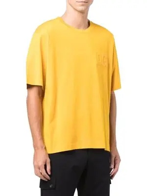 DOLCE & GABBANA Logo-embossed Cotton T-shirt