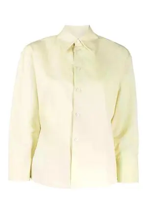 JIL SANDER Tailored Cotton Shirt - Green