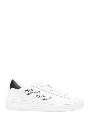 MSGM Leather Sneakers - White
