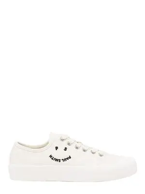 Paul Smith Logo-print Baseball Sneakers - White
