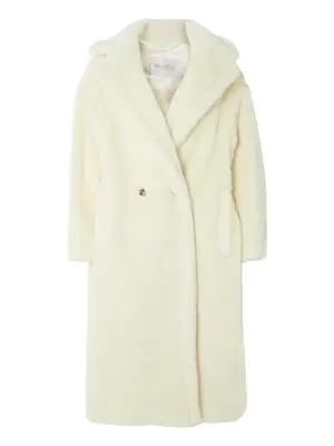 Max Mara Tedgirl Alpaca, Wool And Silk-blend Coat - Ivory