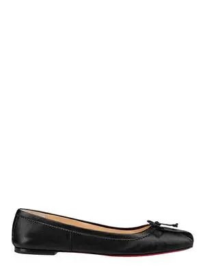 CHRISTIAN LOUBOUTIN Mamadrague Napa Ballerina Flats - Black