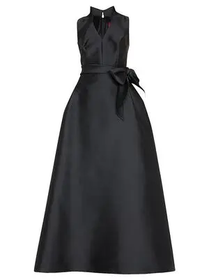 Carolina Herrera Icon Satin Gown - Black