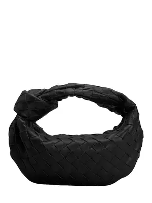 Bottega Veneta Mini Jodie Shoulder Bag Black/gold