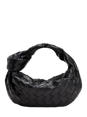 Bottega Veneta Mini Jodie Shoulder Bag Black/silver