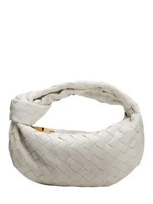 Bottega Veneta Mini Jodie Shoulder Bag Chalk