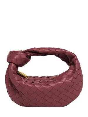 Bottega Veneta Mini Jodie Shoulder Bag Dark Barolo