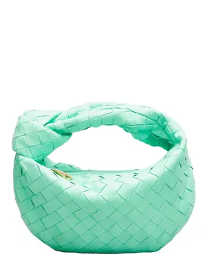 Bottega Veneta Mini Jodie Shoulder Bag Fountain