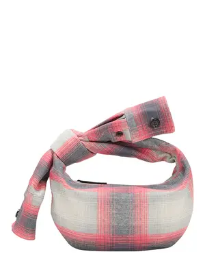 Bottega Veneta Mini Jodie Shoulder Bag Grey-red-black-si