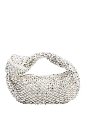 Bottega Veneta Mini Jodie Shoulder Bag Optic White