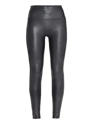 Spanx Ready-to-wow Faux-leather Leggings - Black