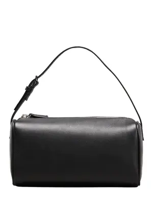 THE ROW THE ROW 90s Lambskin Shoulder Bag Black Pld