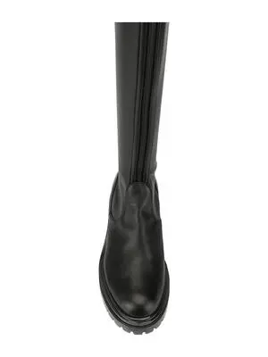 GIANVITO ROSSI Thigh High Zip Up Boots - Black