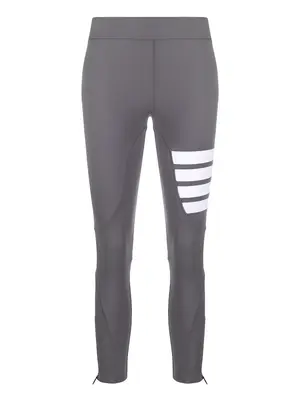 Thom Browne 4-bar Compression Leggings - Grey