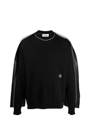 AMBUSH Fin Knit Sweatshirt - Black