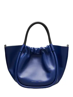 Proenza Schouler Ruched Top Handle Tote Bag Cobalt
