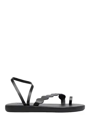 ANCIENT GREEK SANDALS Koralia Leather Sandals - Black
