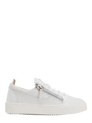 GIUSEPPE ZANOTTI Gail Leather Sneakers - White