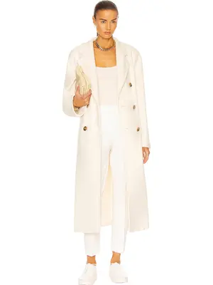 Max Mara Max Mara Madame Coat Bianco