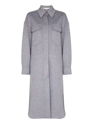 Stella McCartney Linda Wool Coat - Grey