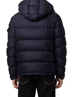 Moncler Montgenevre Wool Down Jacket - Blue