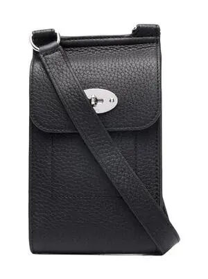 Mulberry Small Anthony Grained-leather Crossbody Bag - Black