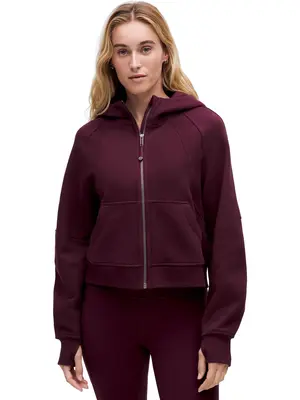Lululemon Lululemon Scuba Oversized Full-Zip Hoodie Garnet