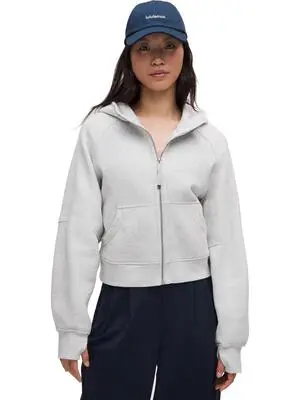 Lululemon Scuba Oversized Full-zip Hoodie - Heathered Core Ultra Light Grey
