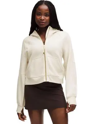 Lululemon Lululemon Scuba Oversized Full-Zip Hoodie Light Ivory/gold