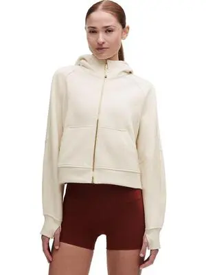 Lululemon Lululemon Scuba Oversized Full-Zip Hoodie Light Ivory/gold