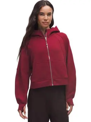 Lululemon Lululemon Scuba Oversized Full-Zip Hoodie Oxblood/silver