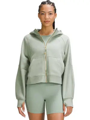 Lululemon Lululemon Scuba Oversized Full-Zip Hoodie Palm Court/gold