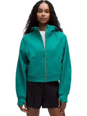 Lululemon Lululemon Scuba Oversized Full-Zip Hoodie Sonic Teal/gold