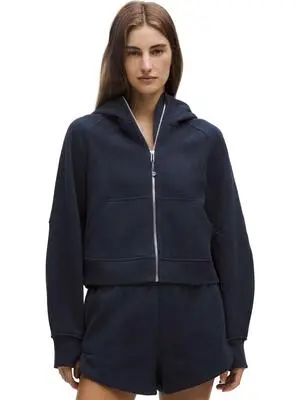 Lululemon Scuba Oversized Full-zip Hoodie - True Navy/mirror Silver