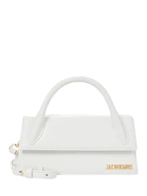 Jacquemus Le Chiquito Long Leather Tote - White