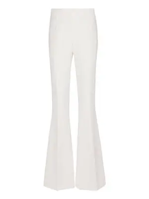 Safiyaa Safiyaa Halluana High-Rise Flared Pants White
