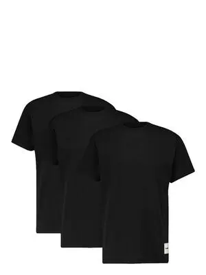 JIL SANDER Pack Of Three Cotton T-shirts - Black