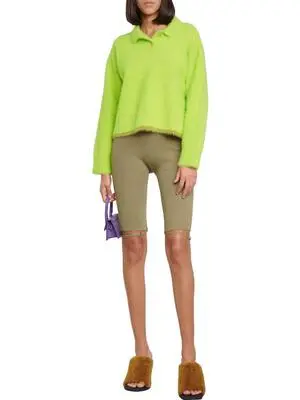 Jacquemus Le Polo Neve Polo Sweater - Green